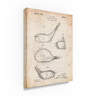 17 Stories Manilo 'Golf Club 3' Drawing Print on Wrapped Canvas | Wayfair