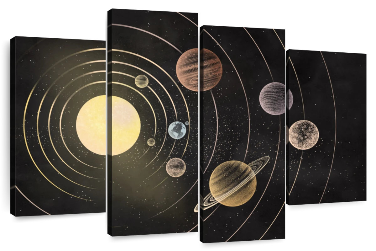 Ebern Designs Solar System Orbit Rings | Wayfair