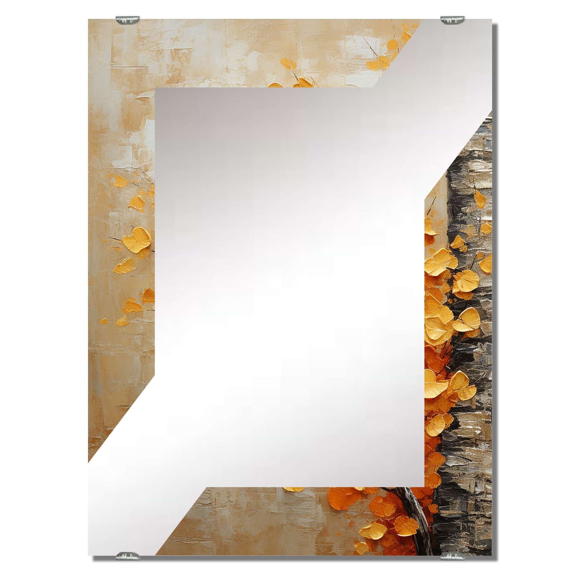 East Urban Home Sagan - Tree Mirror Wall Decor MIR136554 | Wayfair
