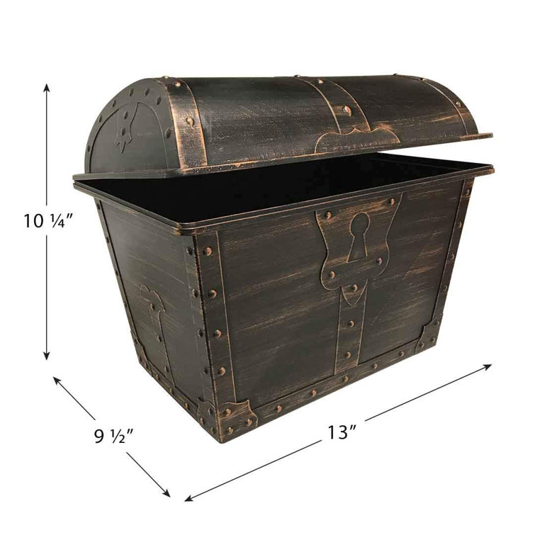 Canora Grey Large Plastic Treasure Chest Classroom Rewards Pirate Party ...