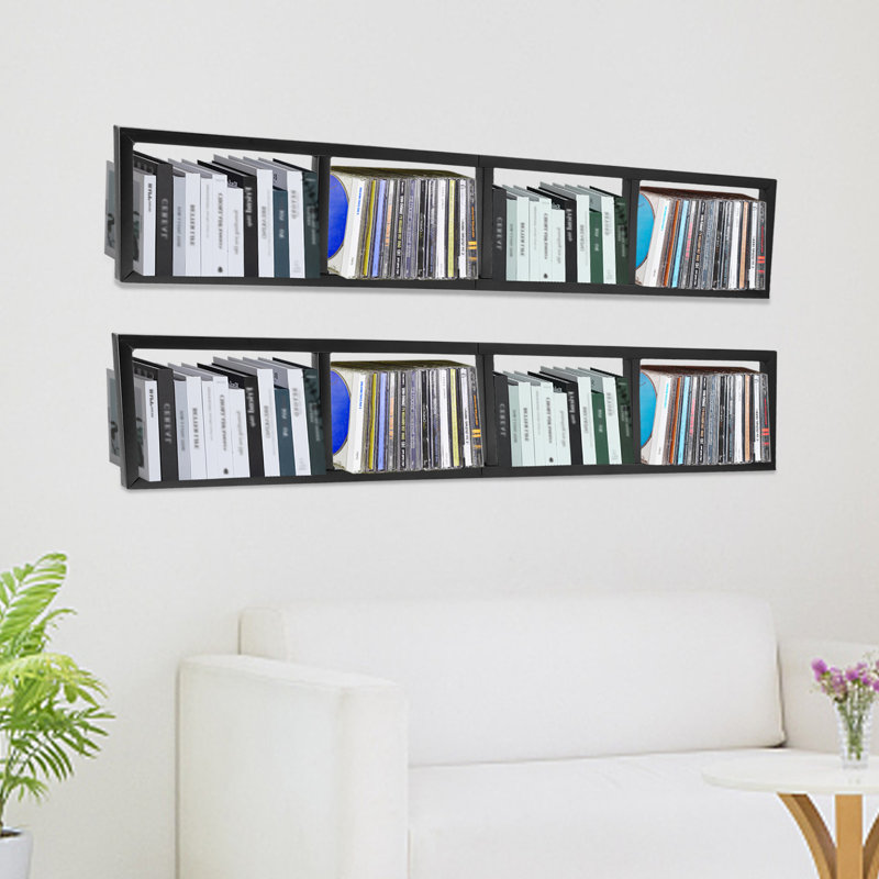 Ebern Designs Multimedia Wall Mounted Media Storage & Reviews | Wayfair
