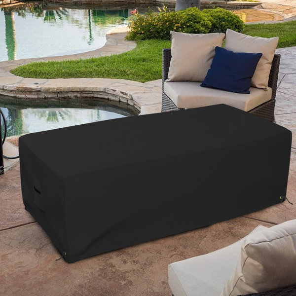 Arlmont & Co. High Density Oxford Outdoor Rectangular Fire Pit Cover ...