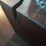 Dovetail Furniture Merwin Reclaimed Pine 68" Waterfall Style Dining ...