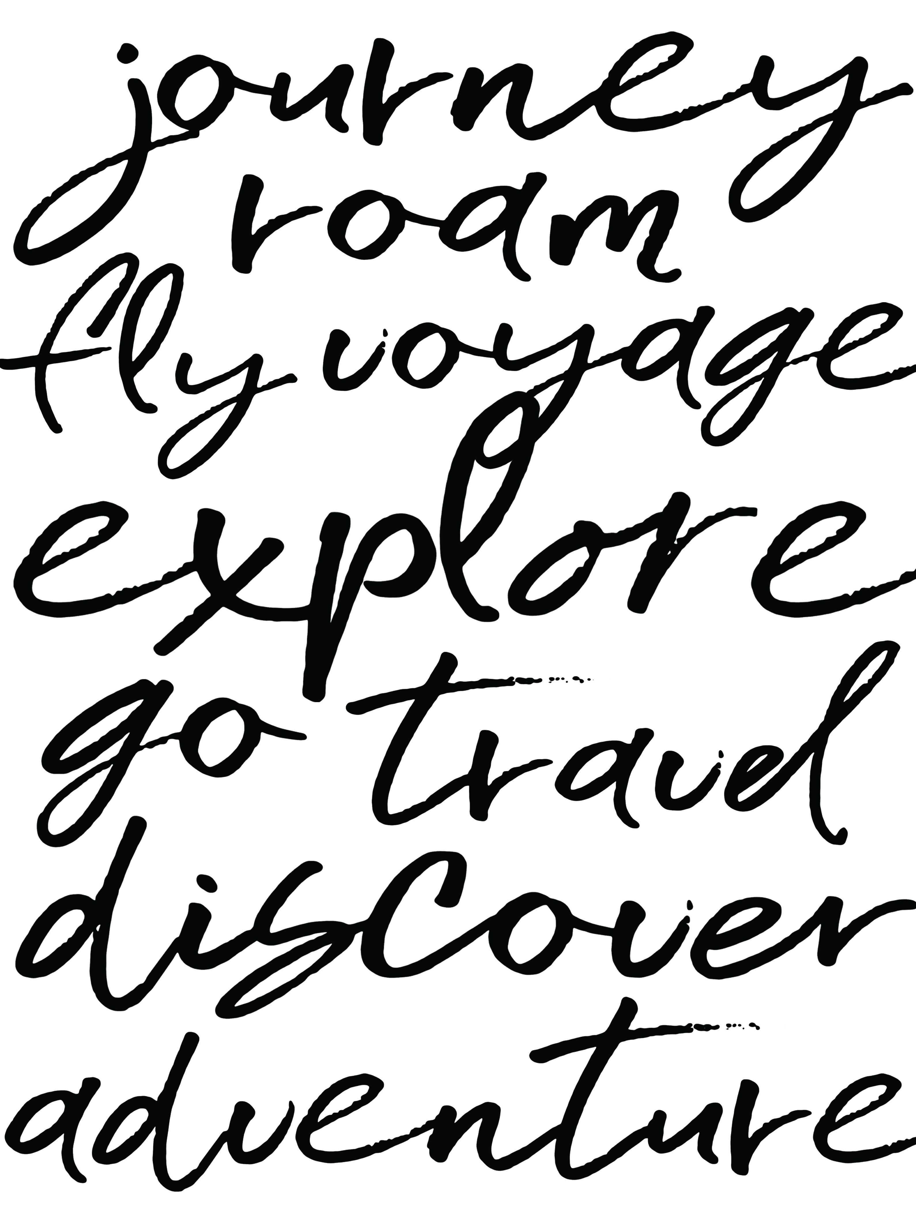 Trinx Explorer Words - Wrapped Canvas Print | Wayfair