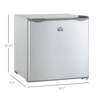 HomCom Mini Freezer Countertop, 1.1 Cu.Ft Compact Upright Freezer With ...