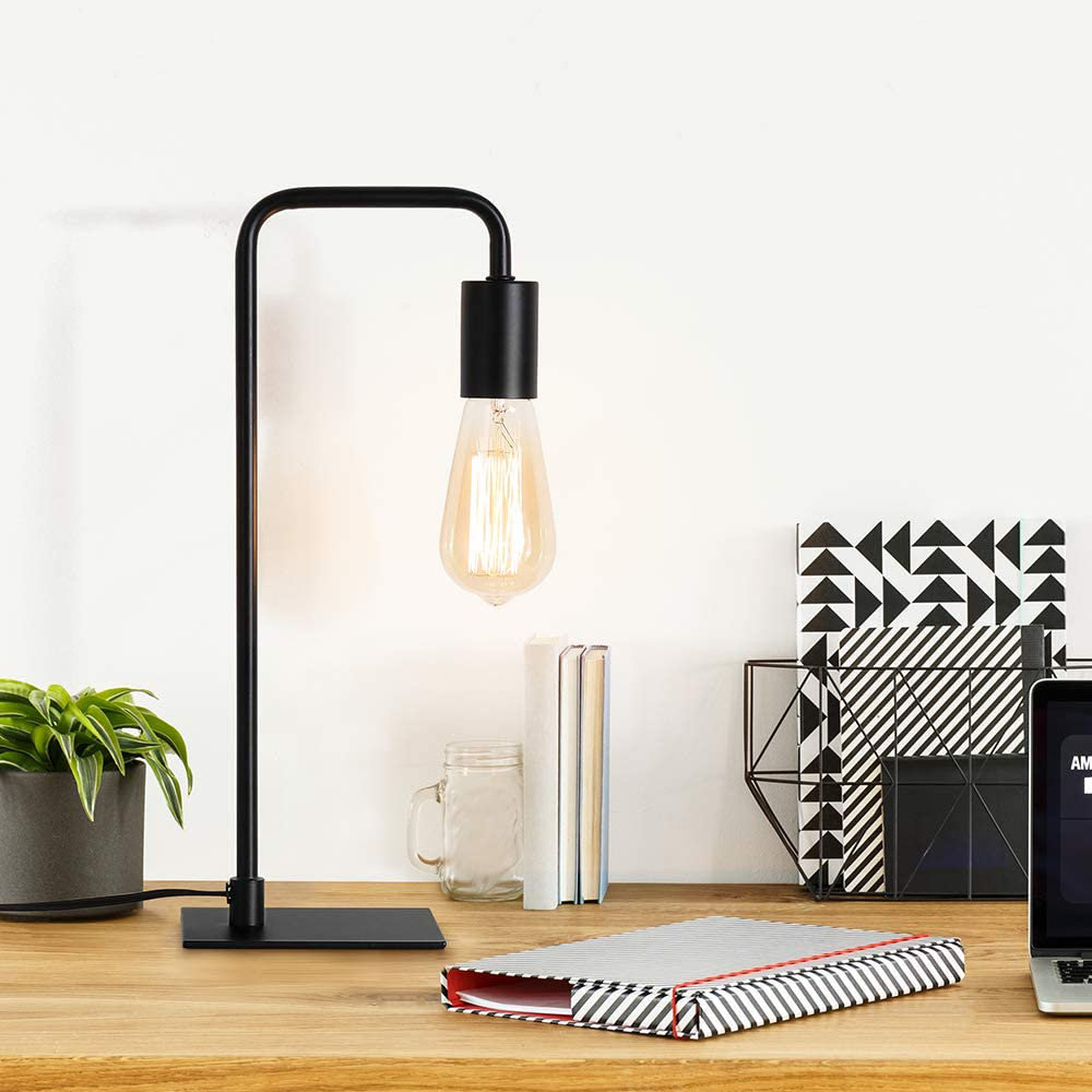 Everly Quinn Standard Table Lamp with USB | Wayfair
