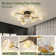 Mercer41 Jaisiah 33.07'' Ceiling Fan with 8 LED Lights | Wayfair