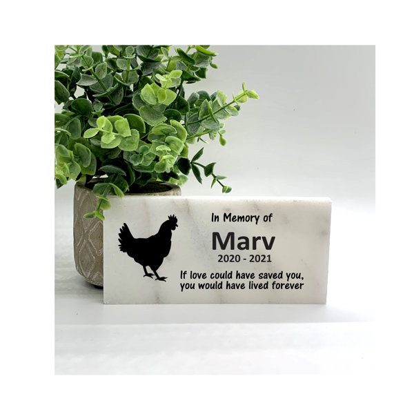 Trinx Stone Animals Memorial Plaque/Stone | Wayfair
