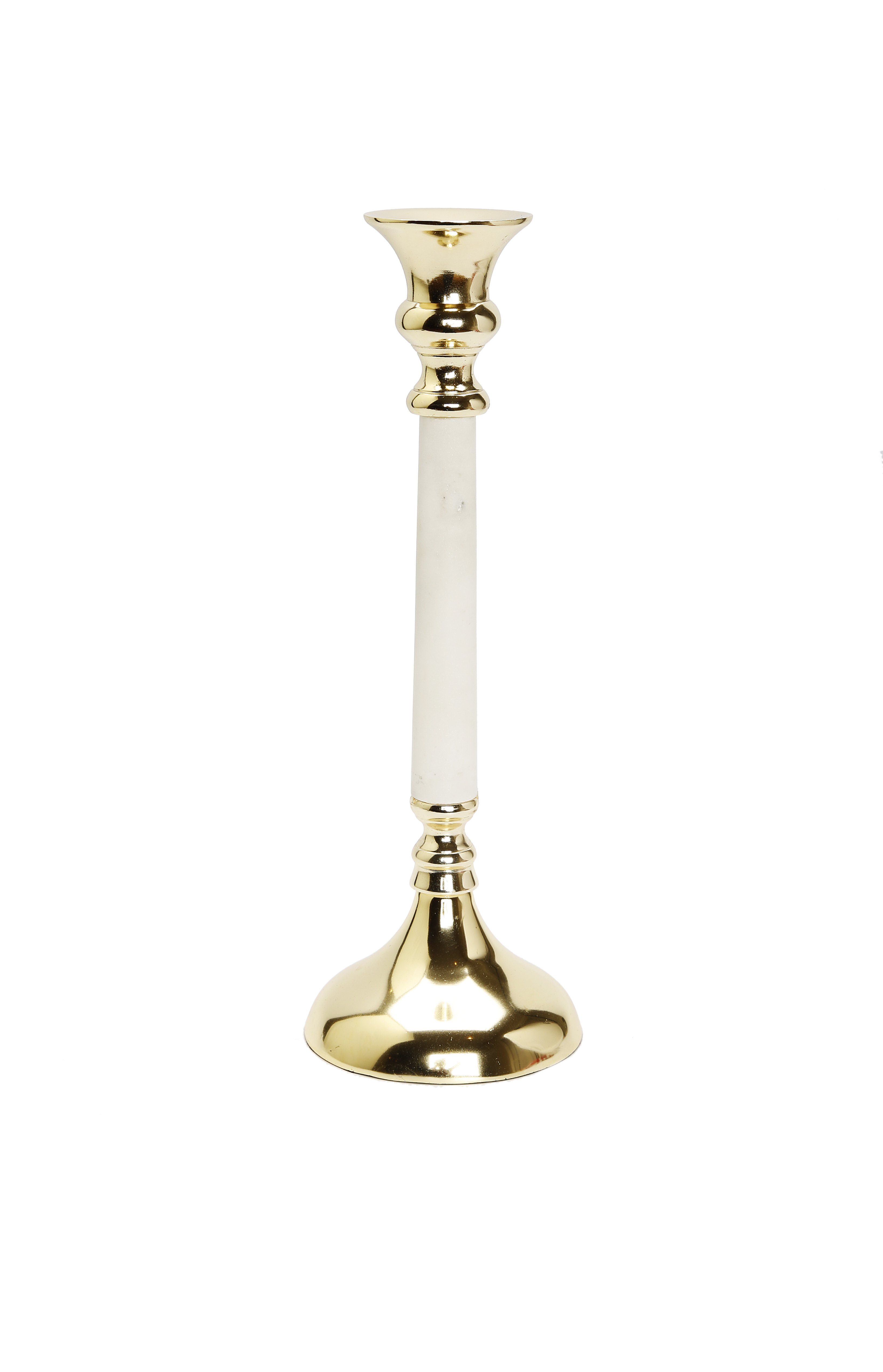 House of Hampton® 13" Stone Tabletop Candlestick | Wayfair