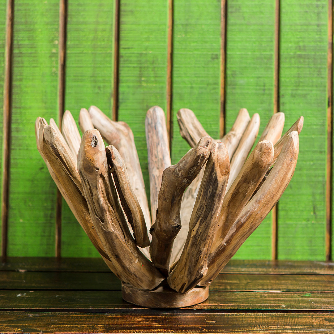 Loon Peak® Driftwood Branch Bowl 16" | Wayfair