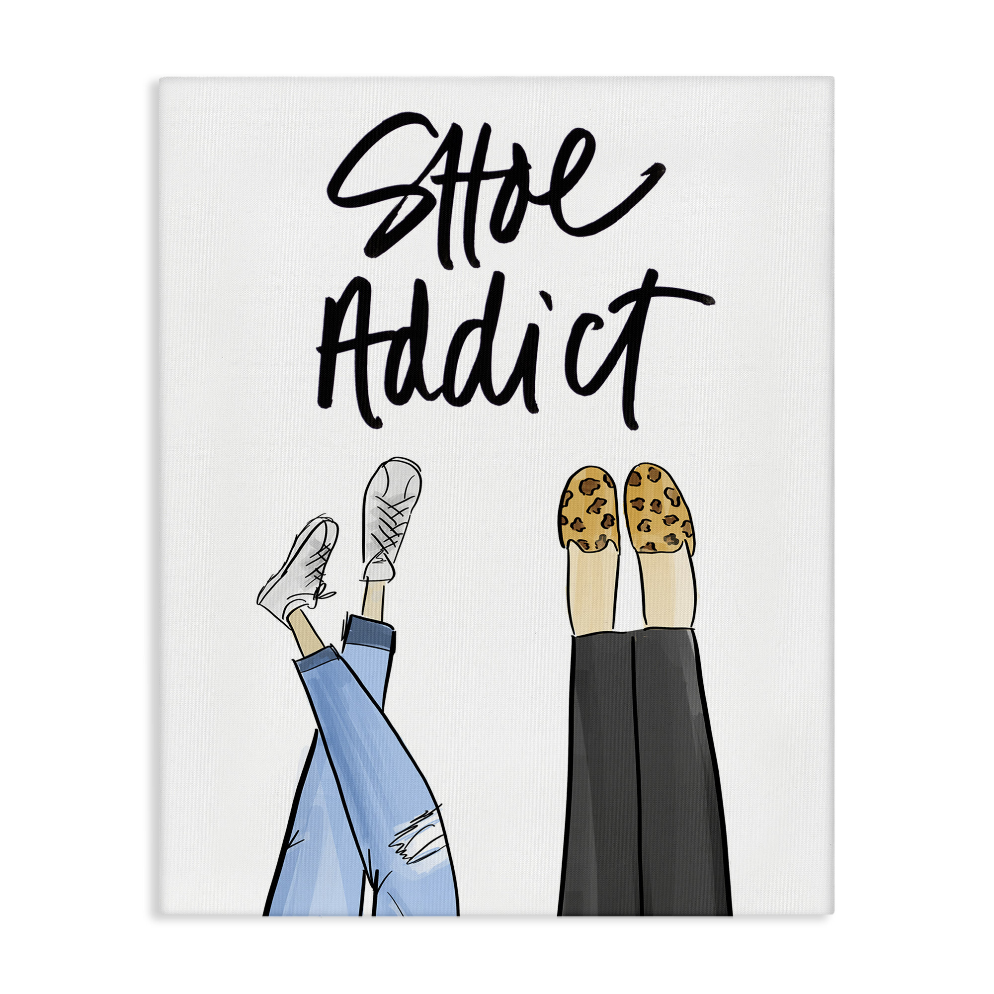 Winston Porter Shoe Addict Phrase Canvas Wall Art by Anna Quach | Wayfair