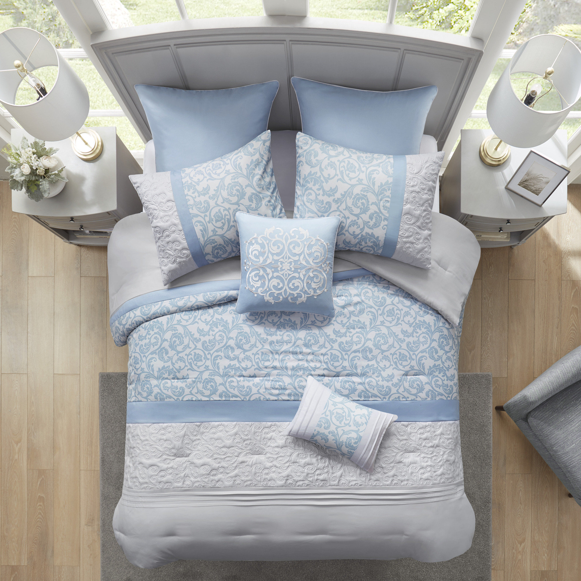 510 Design Ramsey Embroidered 8 Piece Comforter Set & Reviews - Wayfair ...