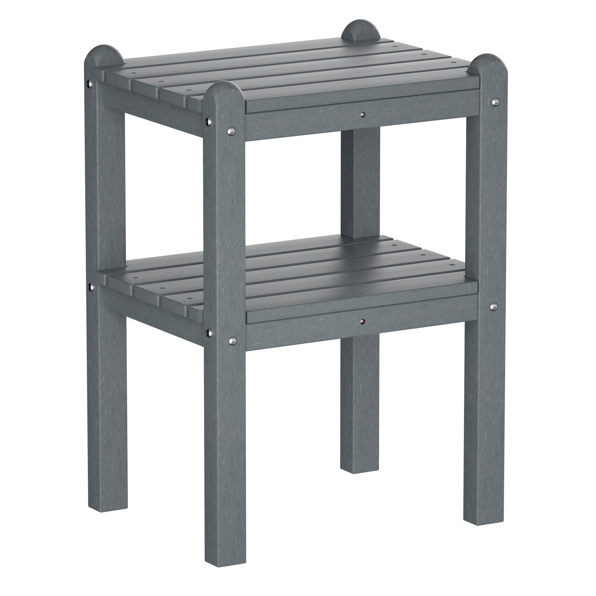 Winston Porter Onur HDPE outdoor Patio table, outdoor stool. double ...