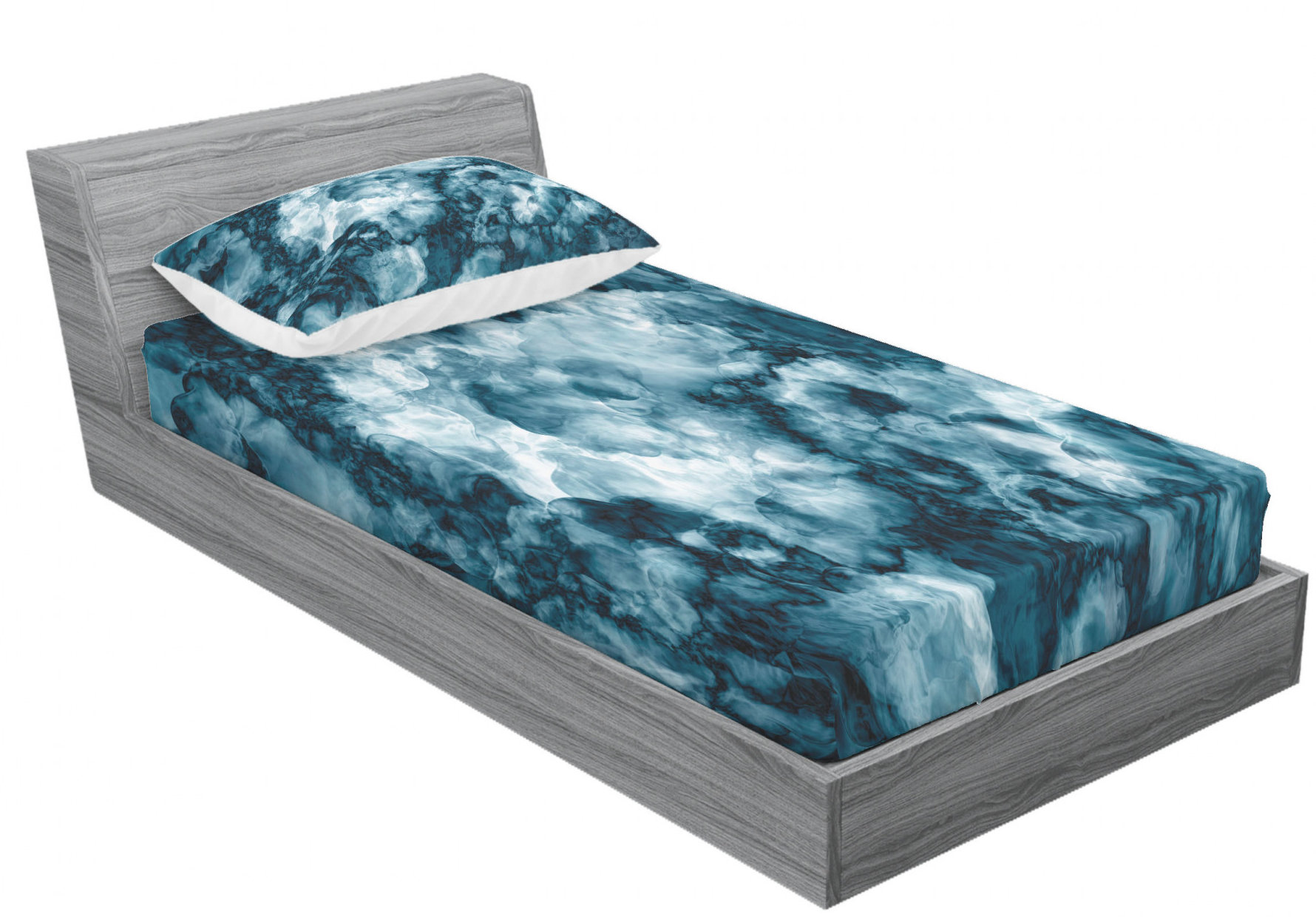 Ambesonne Marble Abstract Sheet Set | Wayfair