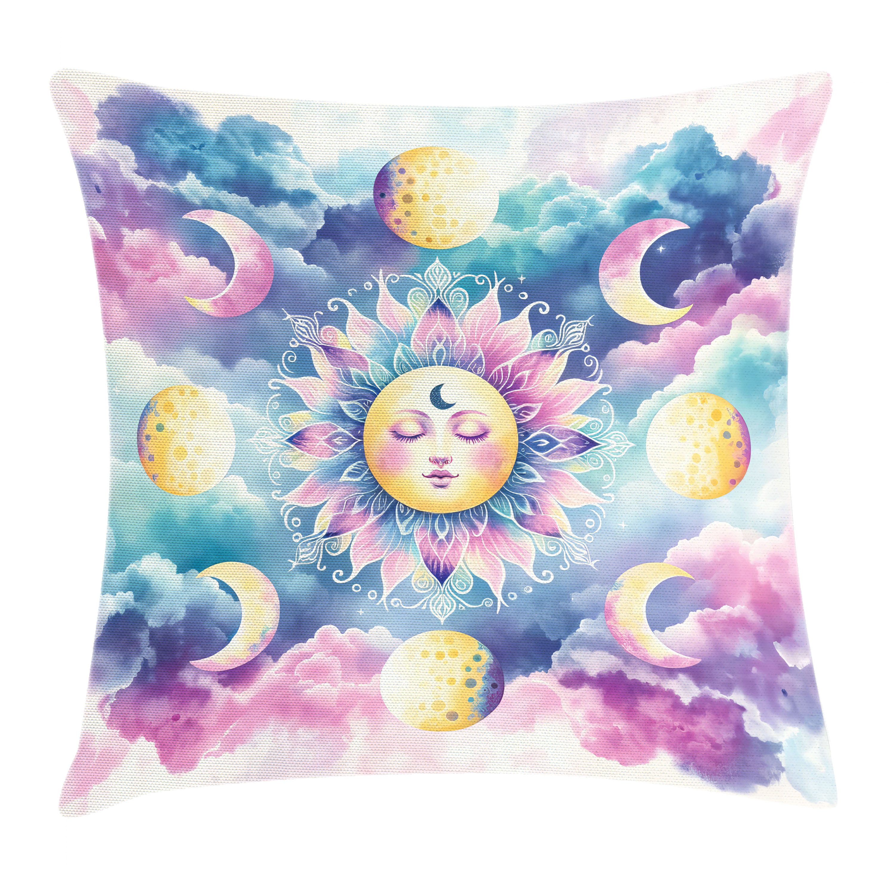 Ambesonne Sun And Moon Pillow Cover | Wayfair