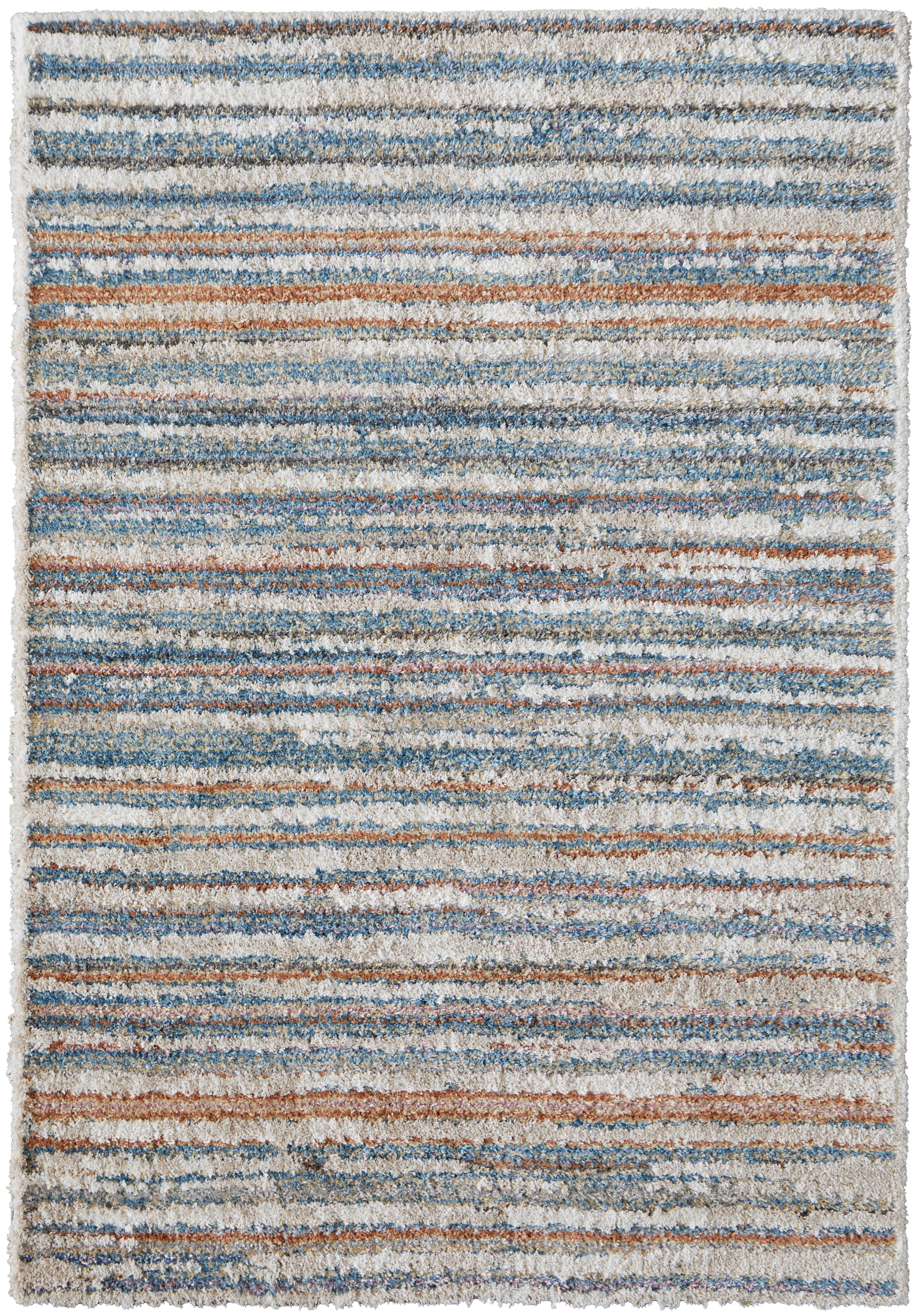 Foundry Select Caide Casual Stripes Polyester Area Rug & Reviews | Wayfair