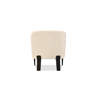Mobital Rancho Teddy Arm Chair with 4 Legs, Cream | Wayfair