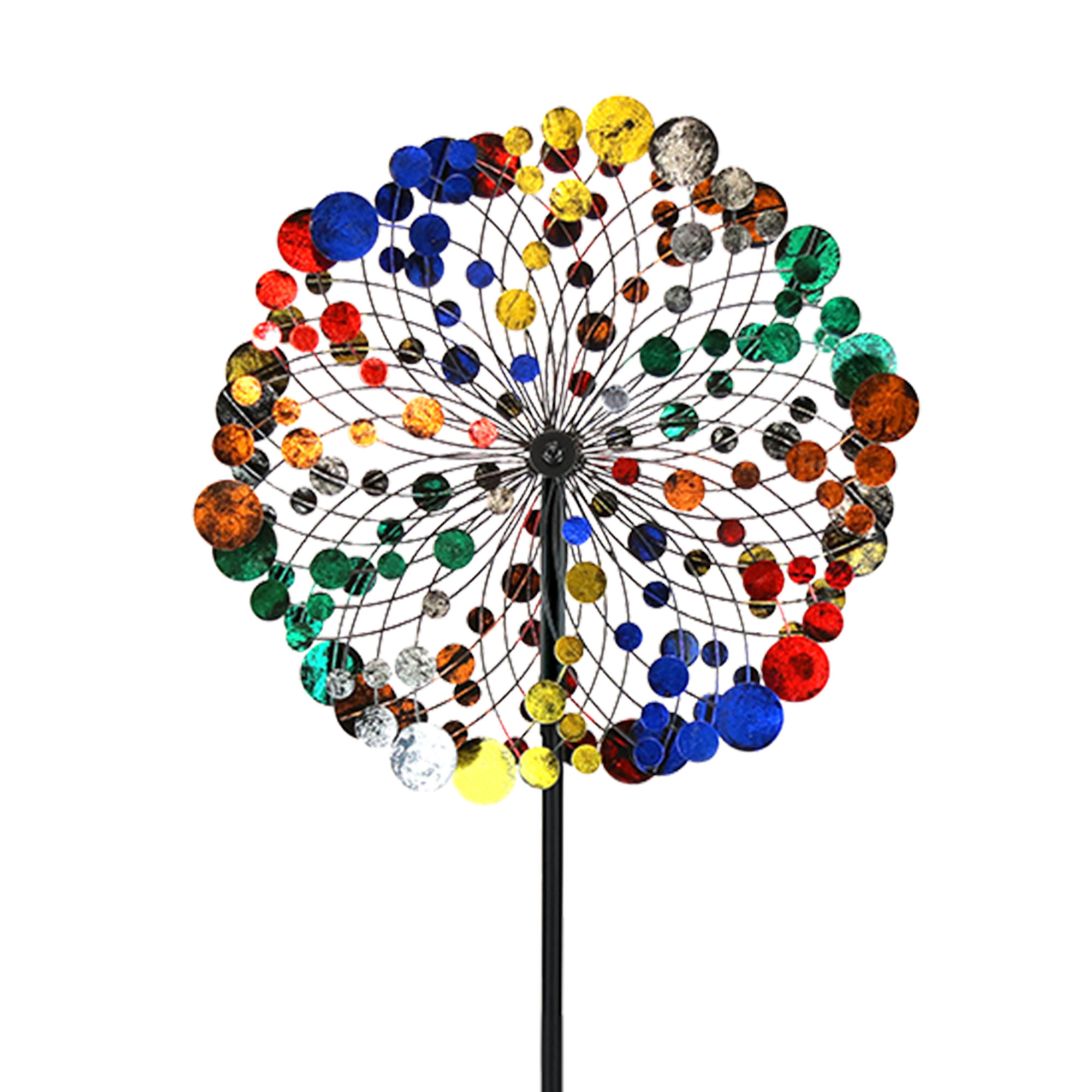 Wildon Home® Brea Hour Group 75 Inch Colorful Metal Rotator Outdoor ...