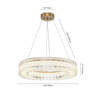 Mercer41 Dimmable Led Water Glass Round Chandelier | Wayfair