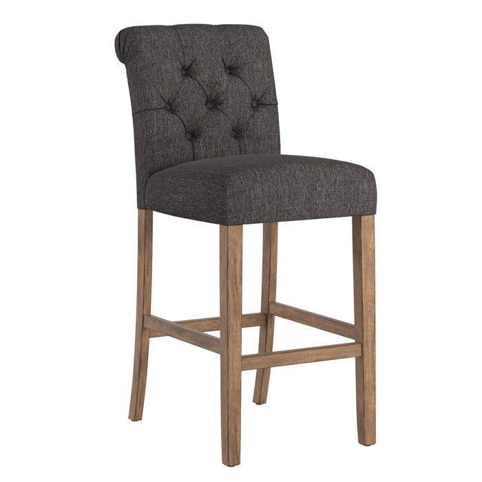 Lark Manor Alsadig Solid Wood Stool & Reviews | Wayfair