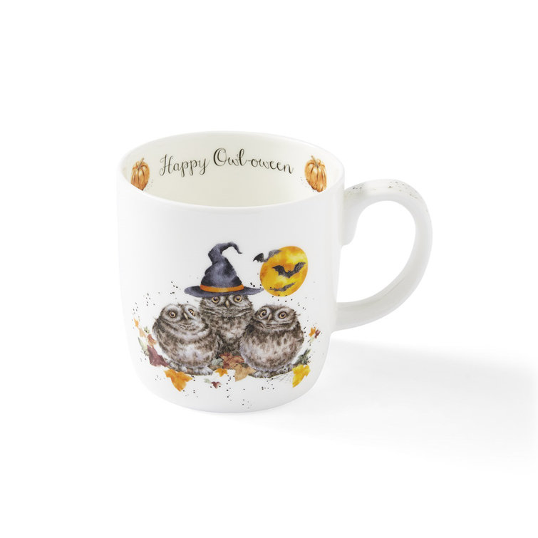 Wrendale Designs Happy Owl-O-Ween Mug S/4 | Wayfair.co.uk