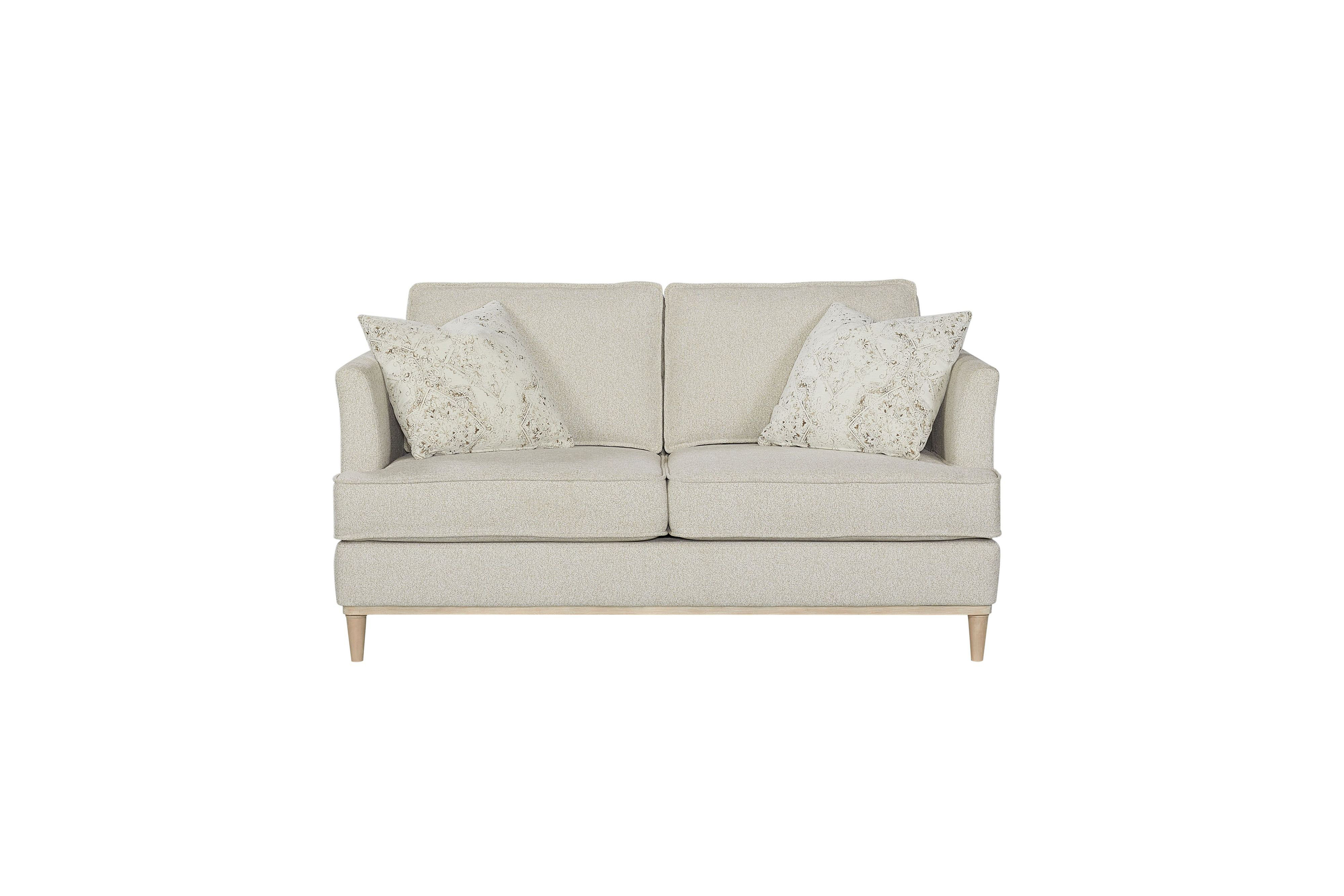 Birch Lane™ Haley Upholstered Loveseat with Pillows, Sand | Wayfair
