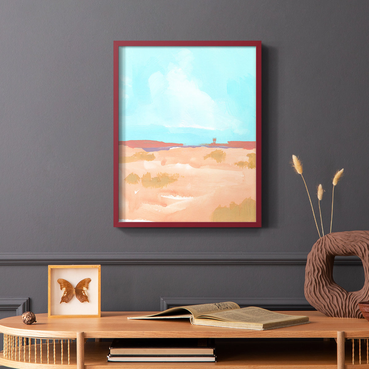 Lark Manor™ Wide Open Spaces II Framed Print - Solid Wood | Wayfair