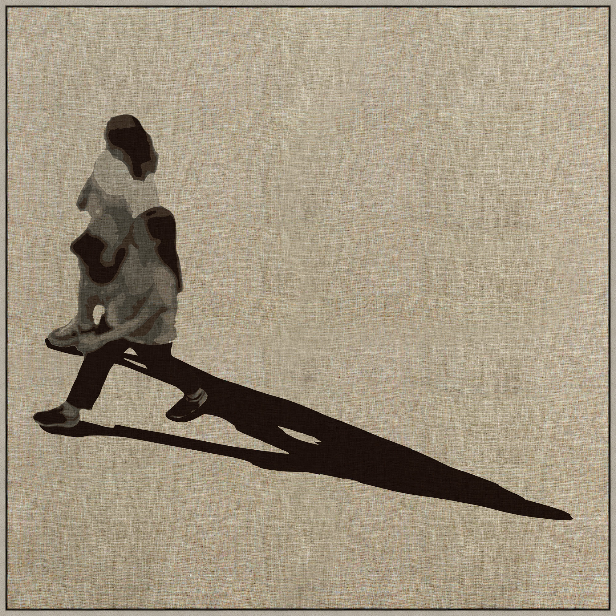 Wendover Art Group Figure Shadow 3 by Thom Filicia - Floater Frame ...