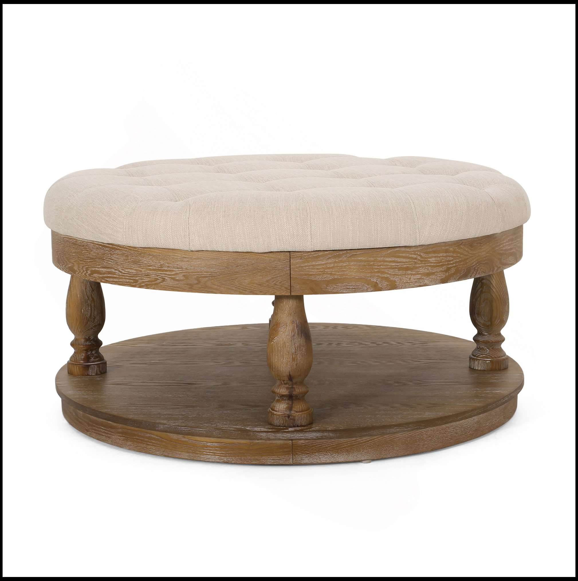 Rosalind Wheeler Versatile Ottoman With Exquisite Design For Various ...