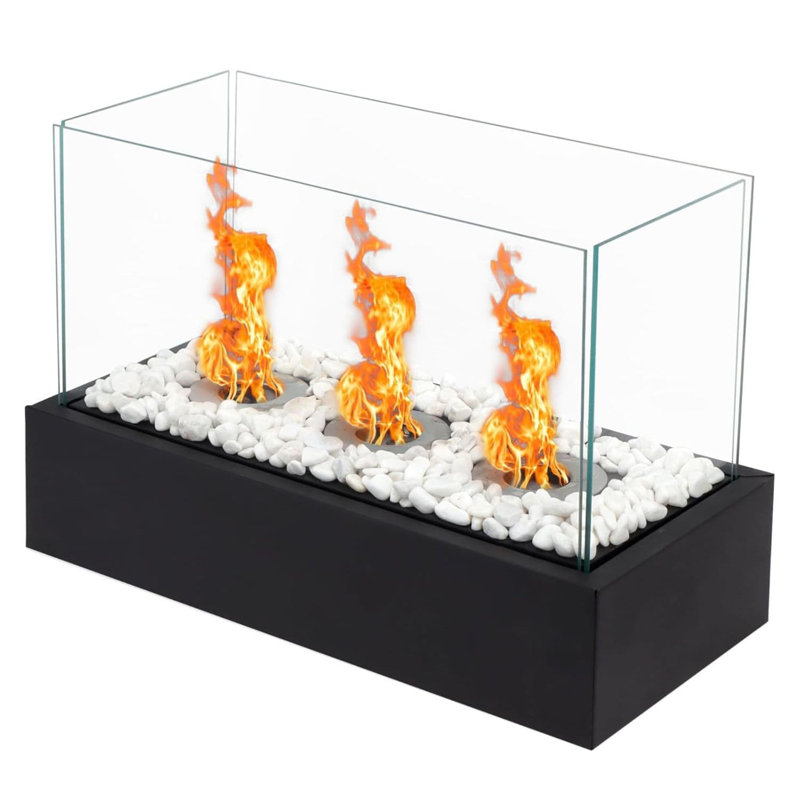 BOPWAY Rectangular Large Tabletop Fire Pit | Wayfair