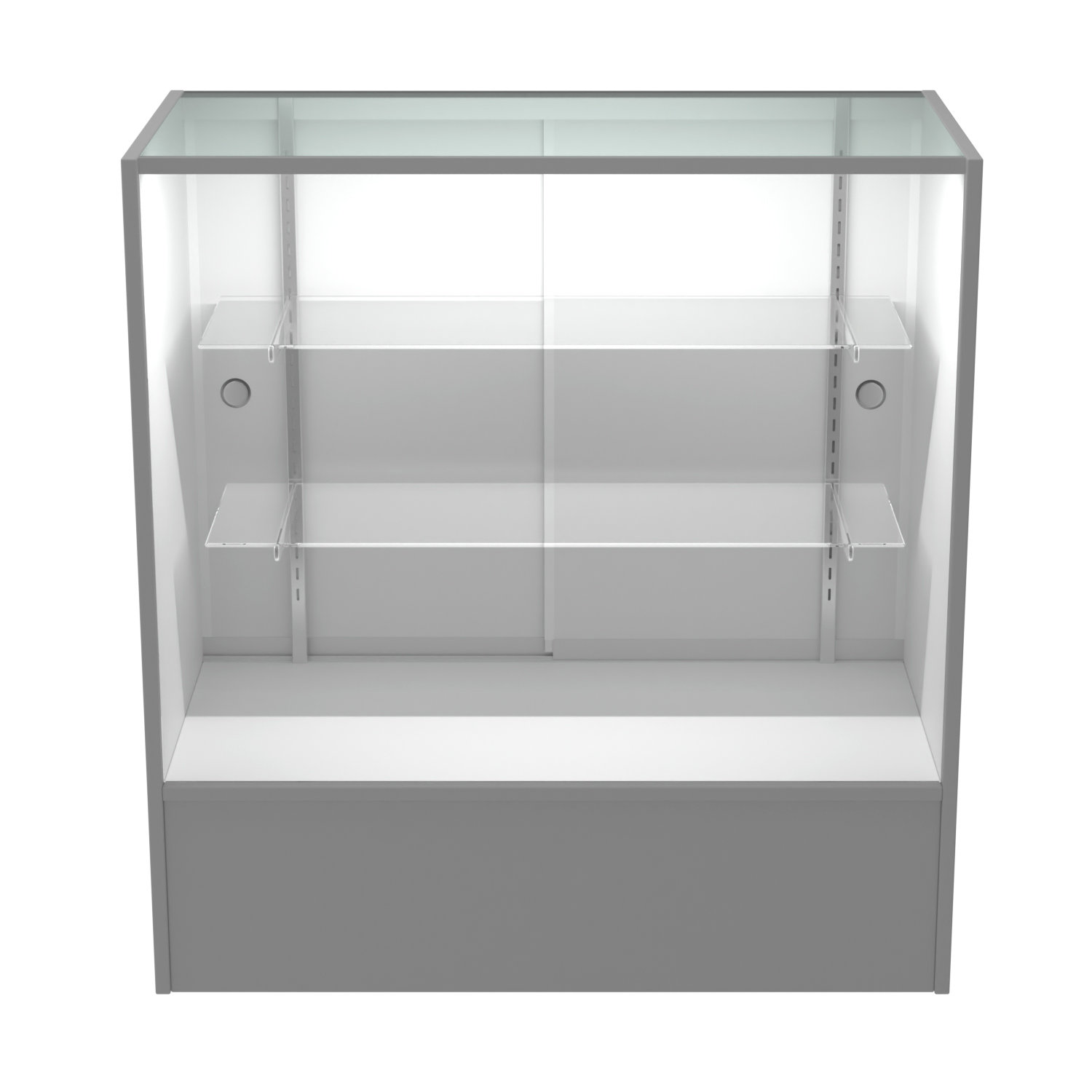 HUZJIEHUI 36" W X 18" D X 38" H - Reatil Display Case, Full Vision ...