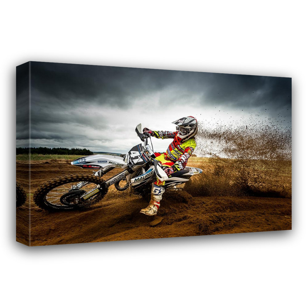 ATX Art Group Krisztian Tompa Action - Wrapped Canvas Print | Wayfair
