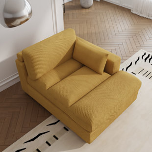 One Arm Chaise Lounge Chairs You'll Love | Wayfair