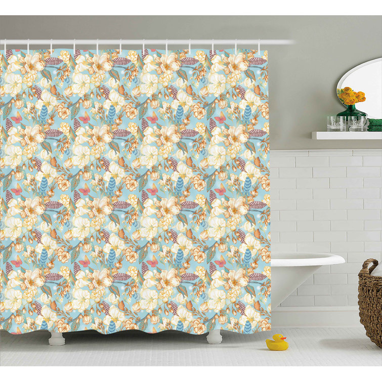 August Grove® Barney Shower Curtain with Hooks Included | Wayfair