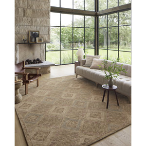 Union Rustic Kadidia Hand Tufted Wool Geometric Rug & Reviews | Wayfair
