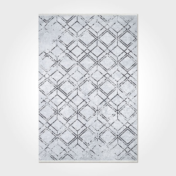 Borough Wharf Cannonwood Geometric Machine Woven Area Rug | Wayfair.co.uk