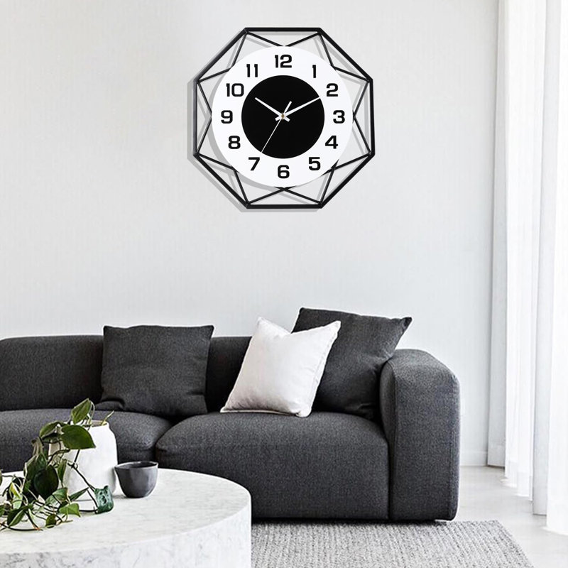Ivy Bronx Javade Metal Wall Clock | Wayfair