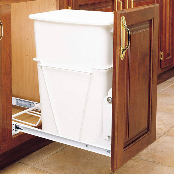 Rev-A-Shelf Steel Wire Pull Out Hamper for Vanity/Closet Applications ...