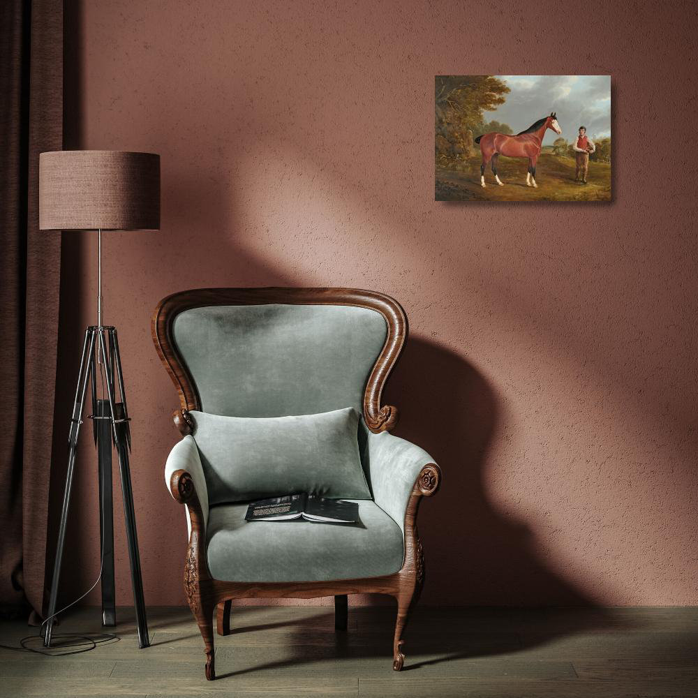 Alcott Hill® "The Racehorse ‘Whiteface’ with Groom J. Gilham" by John ...