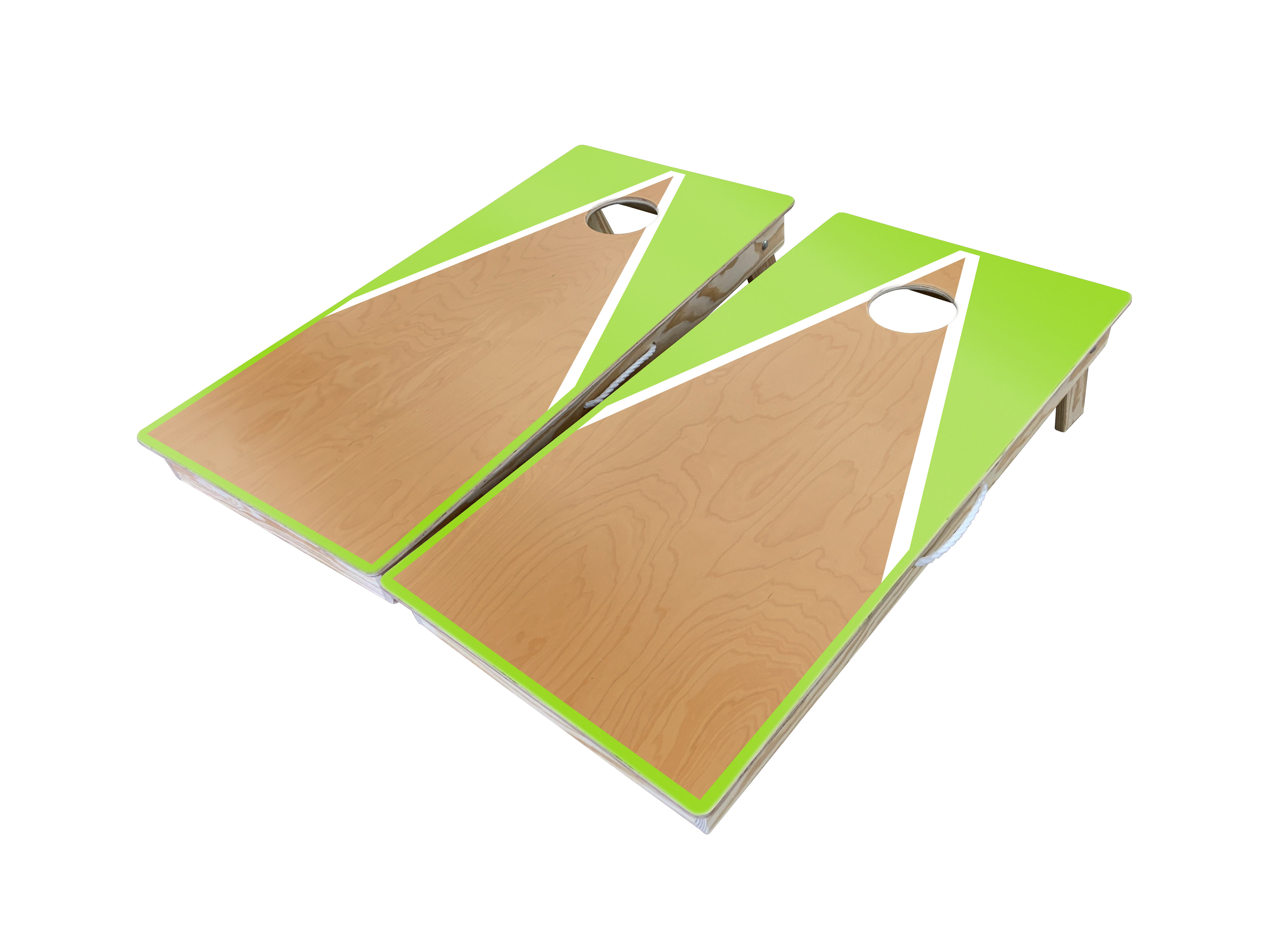 West Georgia Cornhole Half and Half Triangle 10 Piece Cornhole Set ...