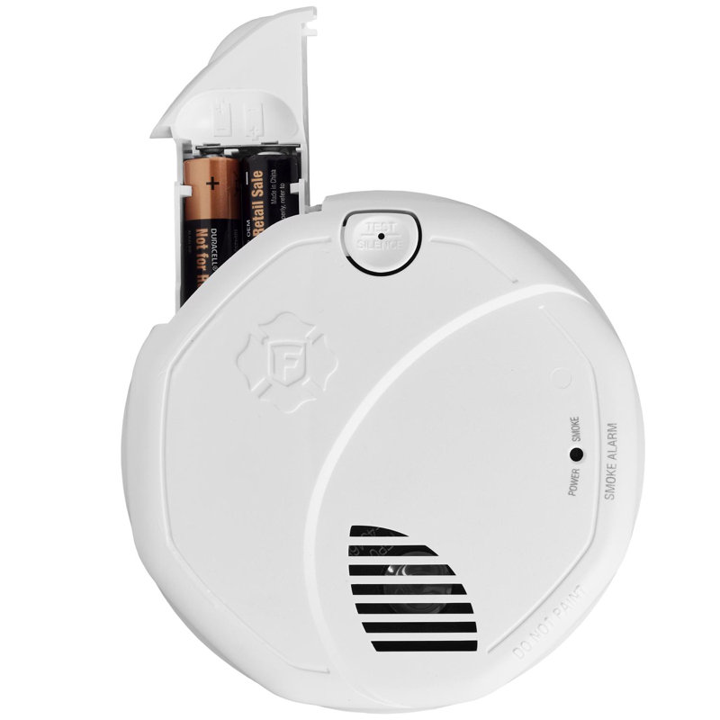 First Alert Wireless Interconnect Battery-Powered Photoelectric Smoke ...