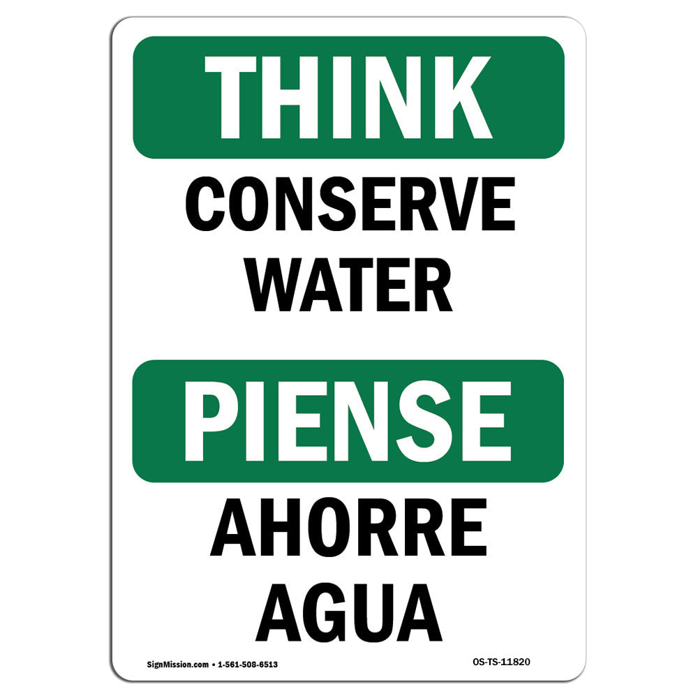 SignMission Conserve Water Sign - Wayfair Canada