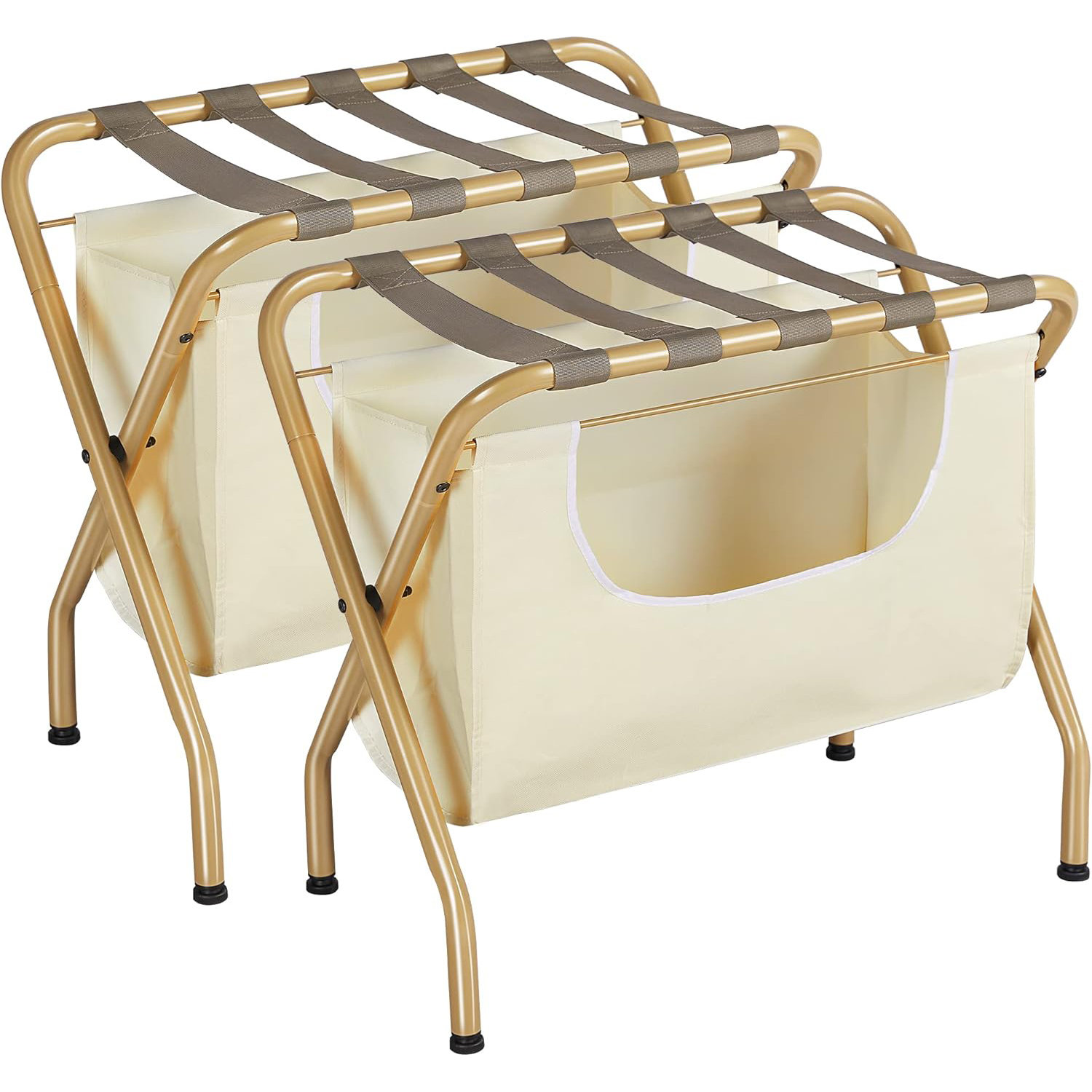 PSWY 2 Pack Luggage Rack with Laundry Bag | Wayfair
