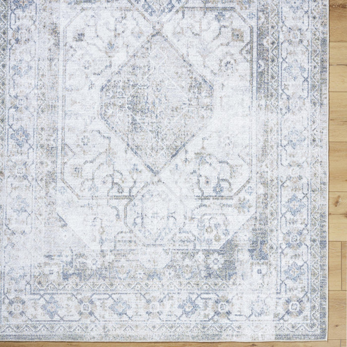 Bungalow Rose Janiaha Machine Washable Oriental Rug | Wayfair