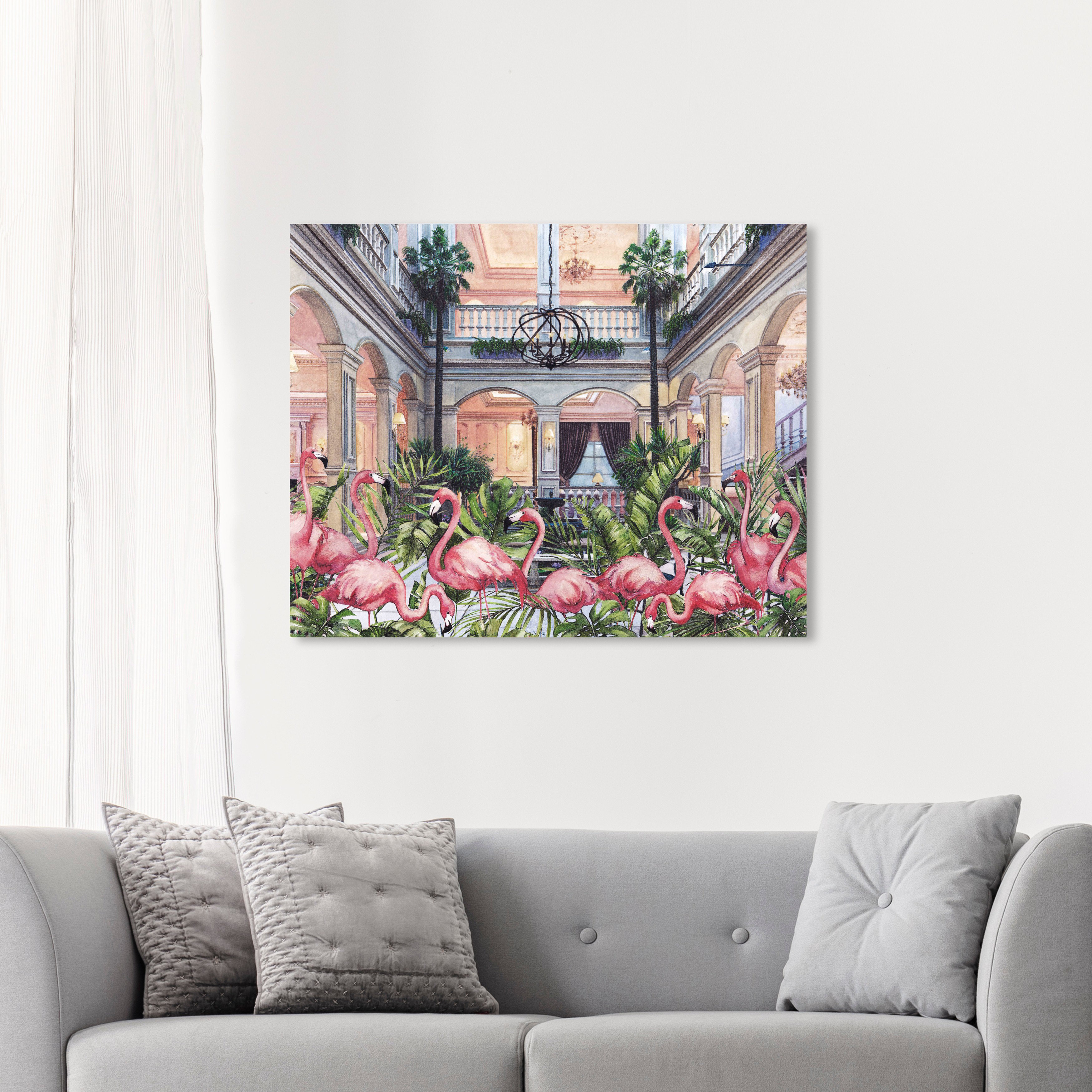 Oliver Gal Tropical Interior - Painting on Canvas | Wayfair