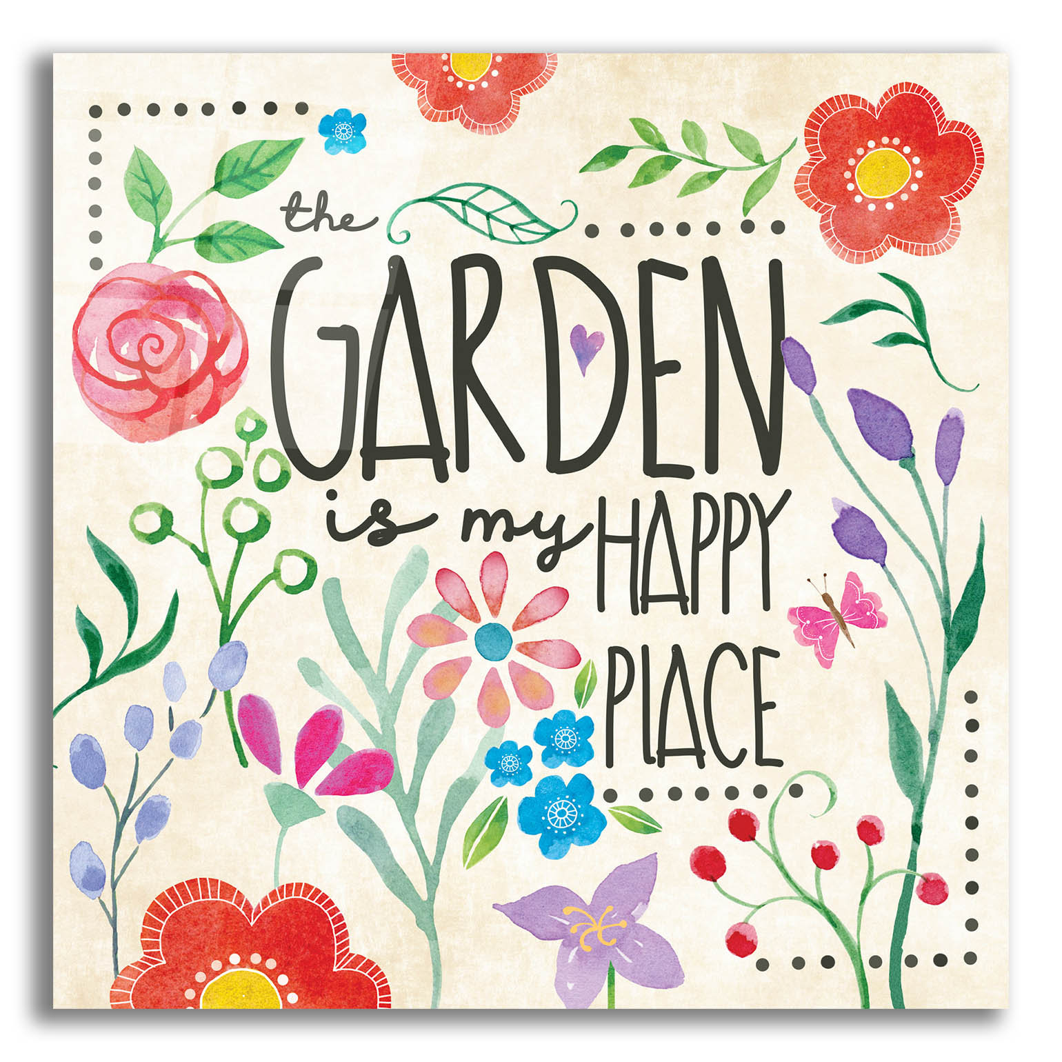 Trinx Floral Insp 2' by Fiona Stokes-Gilbert Acrylic Glass Wall Art ...