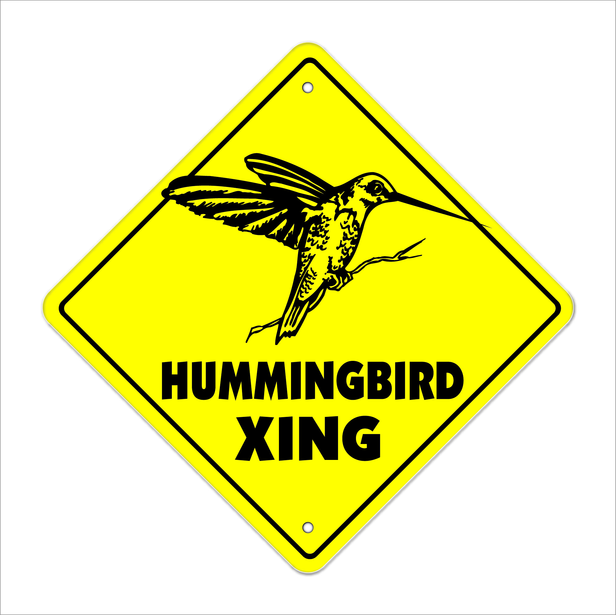 SignMission Hummingbird Crossing Sign Zone Xing | Wayfair