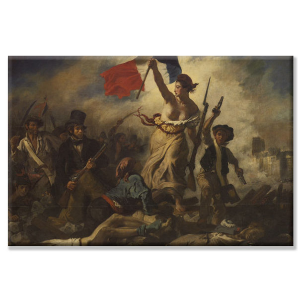 Vault W Artwork Liberty Leading The People by Eugene Delacroix Print ...