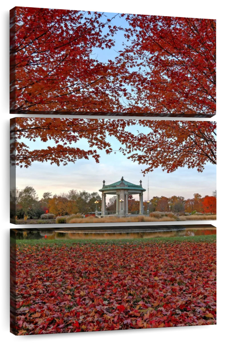 Millwood Pines Alvord Forest Park Red Autumn | Wayfair
