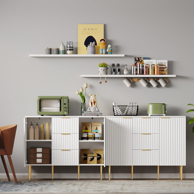 Mercer41 Rishaw 42.91'' Sideboard With 3 Drawers and 2 Doors & Reviews ...